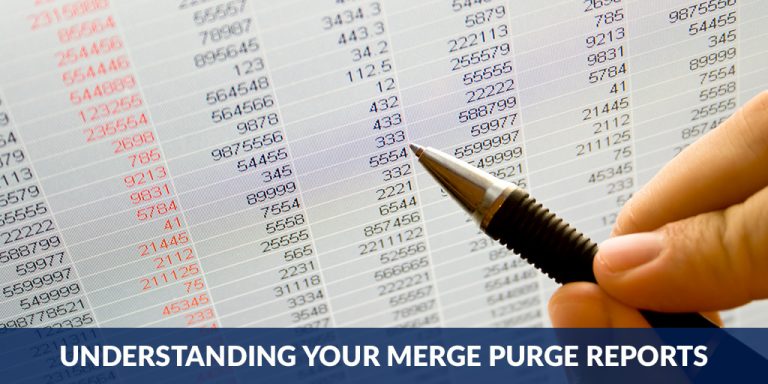Understanding Your Merge Purge Reports - MMI Direct